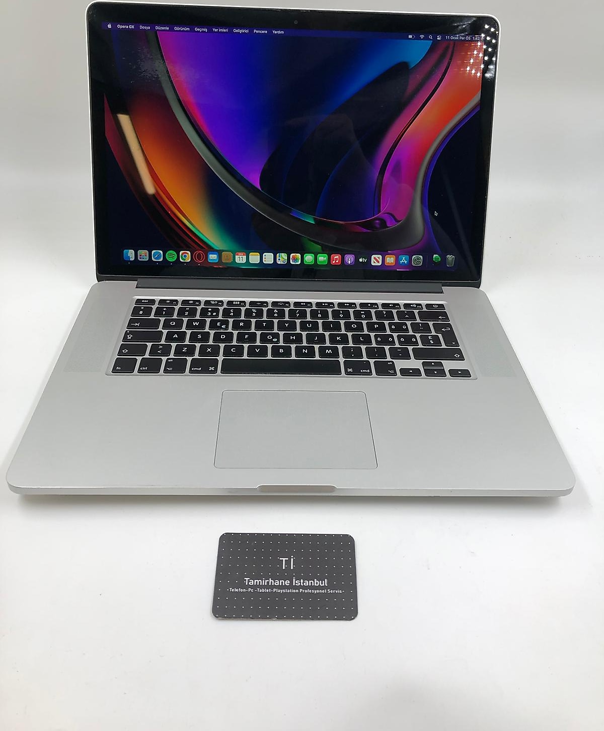 Yenilenmiş Apple Macbook Pro A1398 i7-4770 16 GB 256 GB SSD15.4" Macos ...