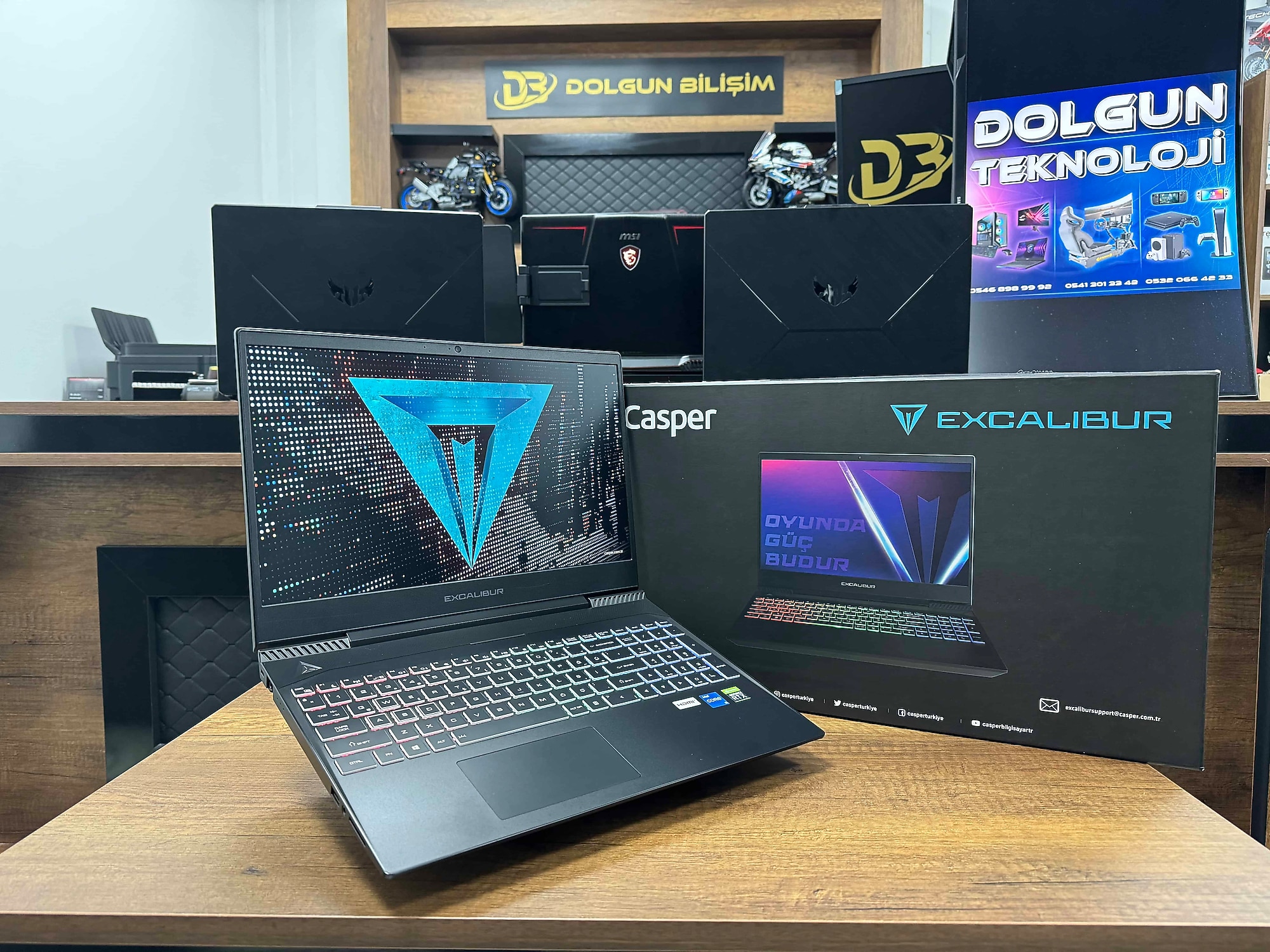 Casper Excalibur G770.1140-8VJ0T-B Intel Core i5 11400H 16GB 512GB SSD ...